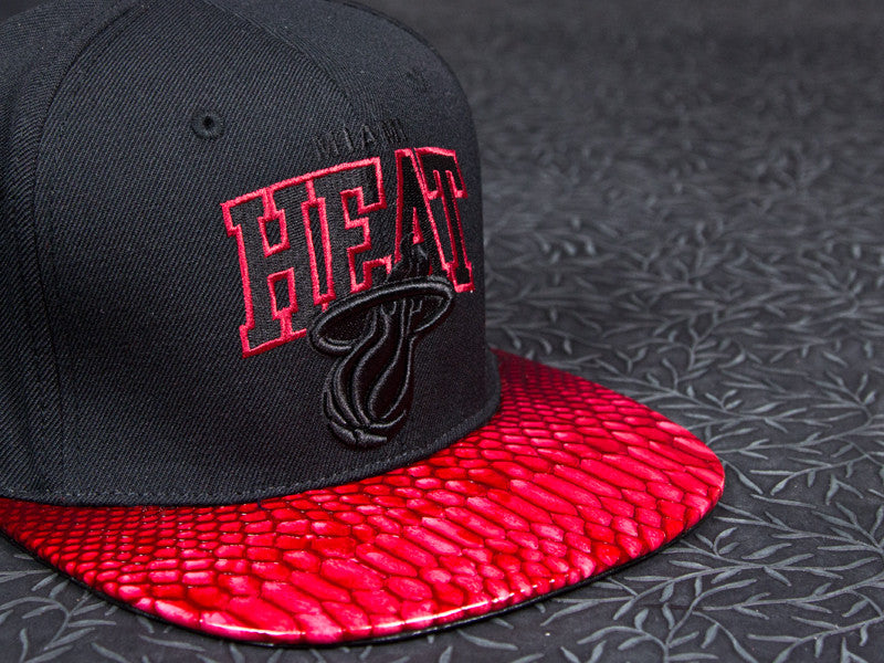 Miami Heat Snakeskin Snapback